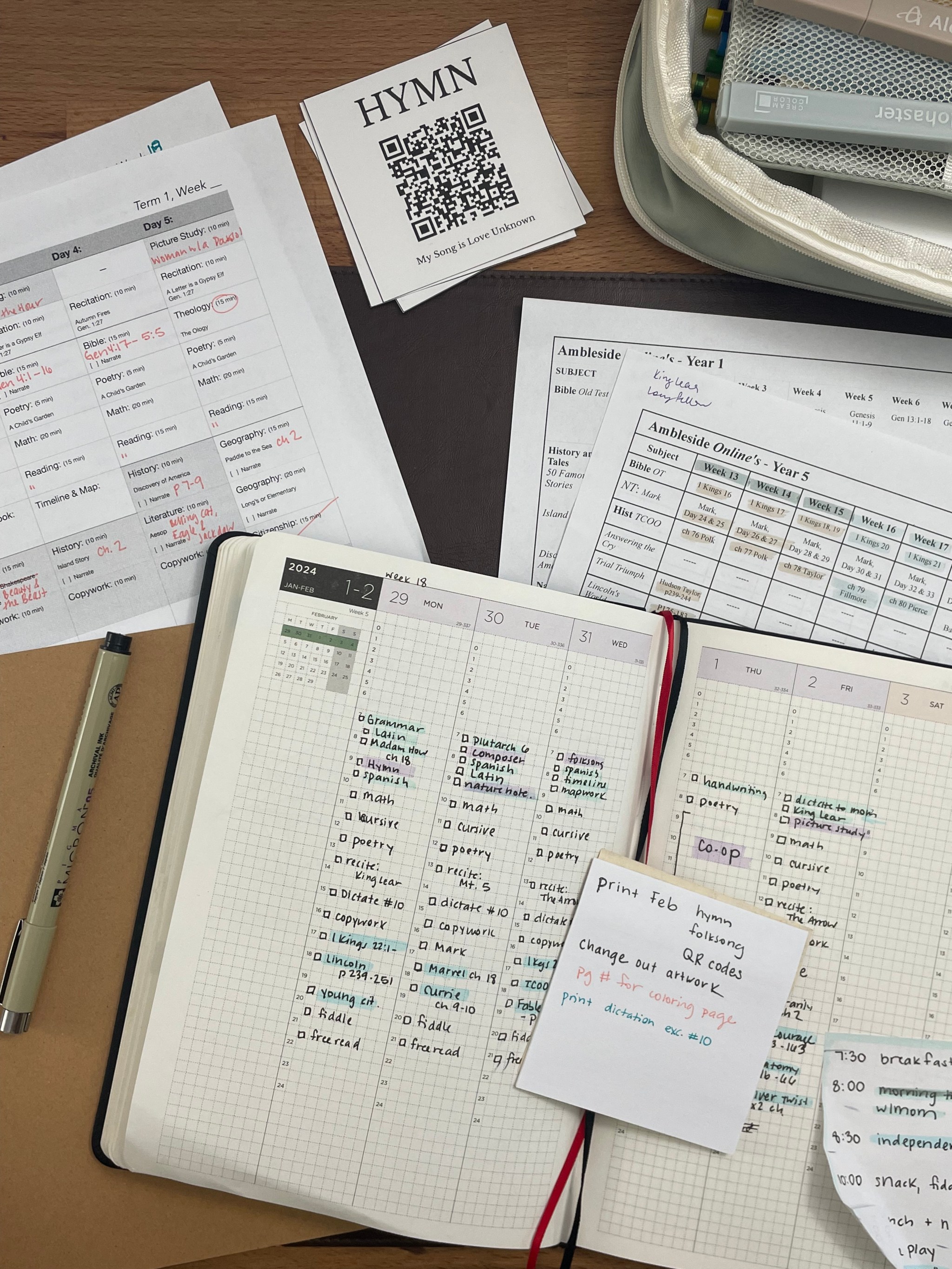 FREE Charlotte Mason 5-Day Printable Planner – Lauren Ducommun