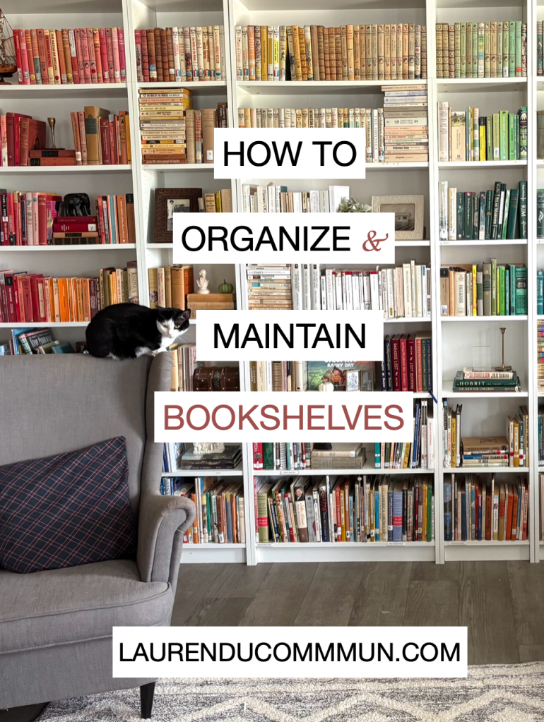 How to Organize and Maintain Your Book Shelves – Lauren Ducommun
